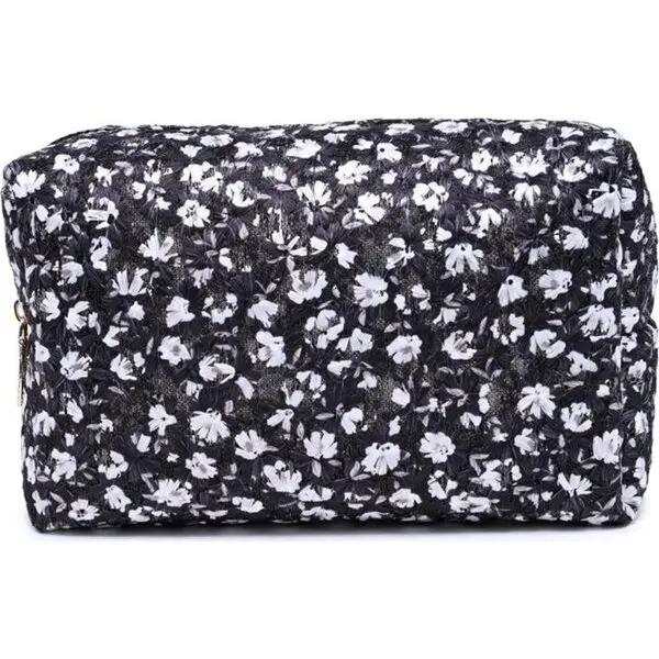URBAN ESSENTIALS City Bloom Cosmetic & Travel Organizer Pouch - Black