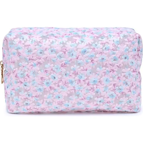 URBAN ESSENTIALS City Bloom Cosmetic & Travel Organizer Pouch - Pink