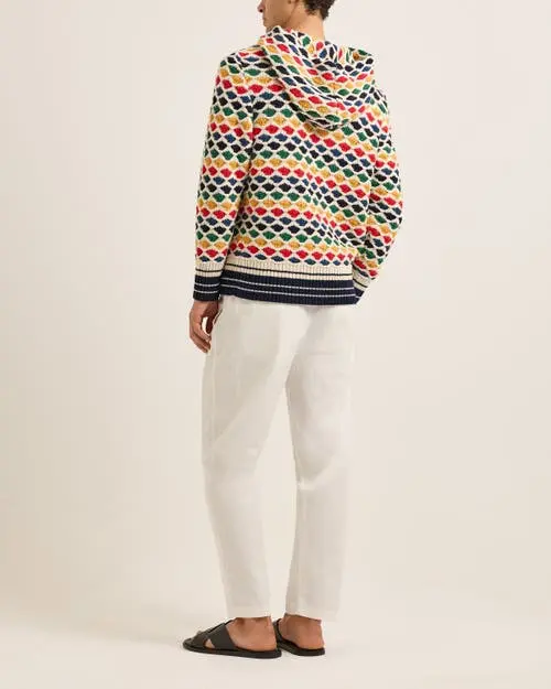 Orlebar Brown Relaxed-fit Feathered Paisley Hoodie