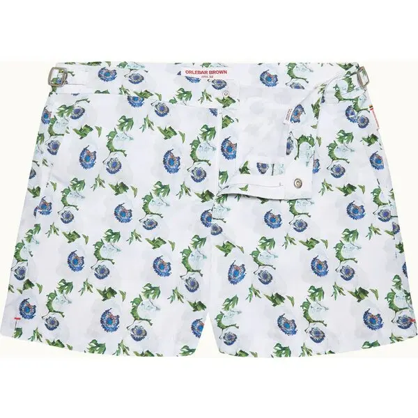 Orlebar Brown Setter Sarah Graham Coronaria Tailored-fit Swim Shorts - White Sand