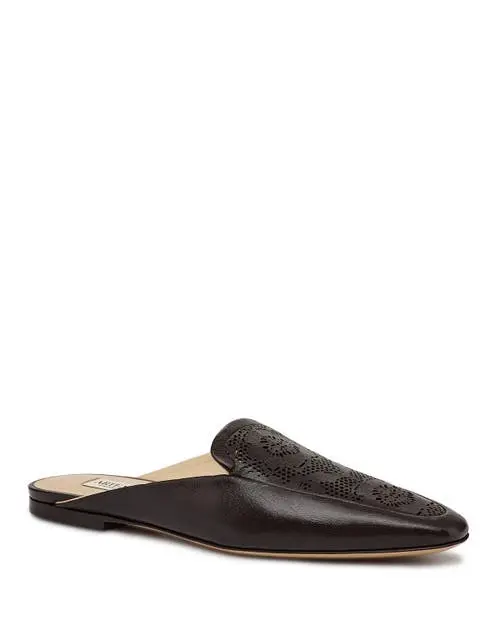 ARTEANA Thalia Flat Mule With Laser Cut Detailing