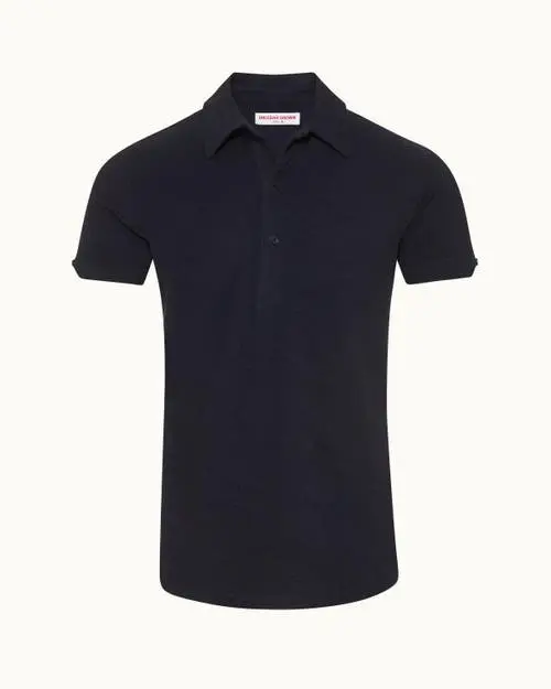 Orlebar Brown Sebastian Towelling Tailored-fit Polo Shirt