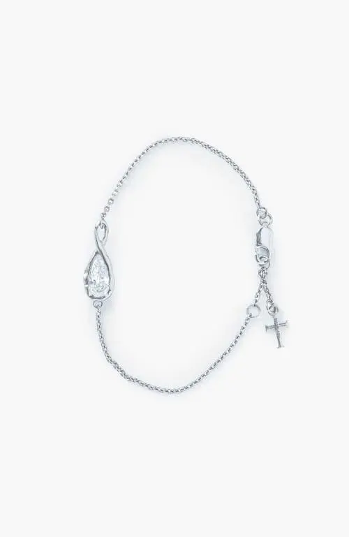 RIZEN JEWELRY Solace Tear Bracelet - Sterling Silver