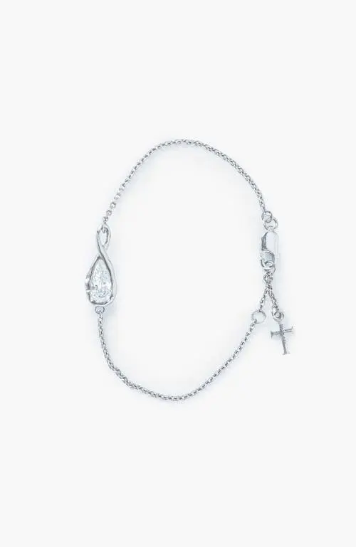 RIZEN JEWELRY Solace Tear Bracelet - Sterling Silver
