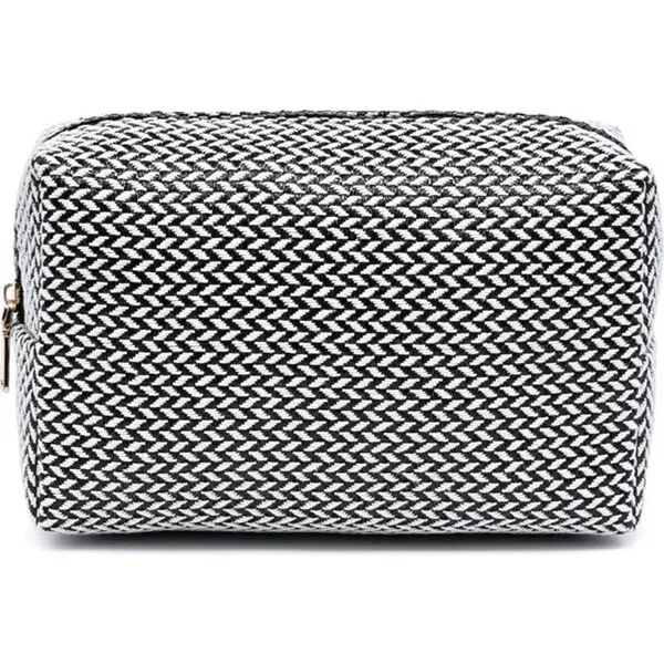 URBAN ESSENTIALS Switchback Cosmetic & Travel Organizer Pouch - Black