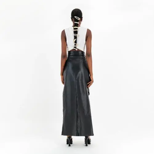 UCHÈ X Cut-out Maxi Skirt