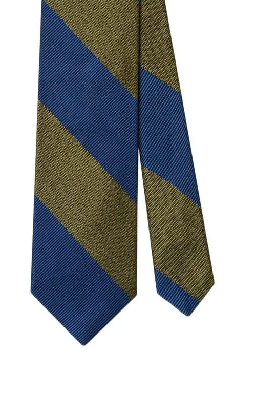 Robert Talbott Mogador Stripe Necktie - Green