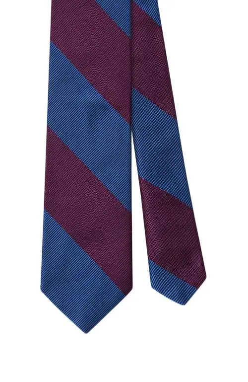 Robert Talbott Mogador Stripe Necktie - Purple