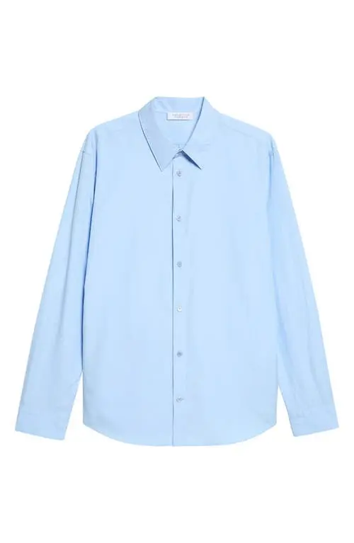 Gabriela Hearst Judie Cotton Poplin Button-up Shirt - Halogen Blue