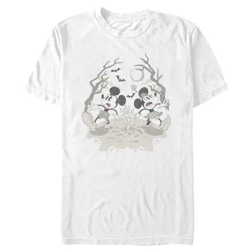 MICKEY & FRIENDS Distressed Zombie Adventure T Shirt