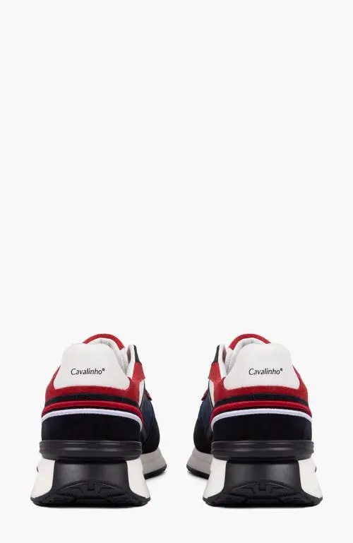 CAVALINHO Paneled Leather And Suede Sneakers With Layered Sole