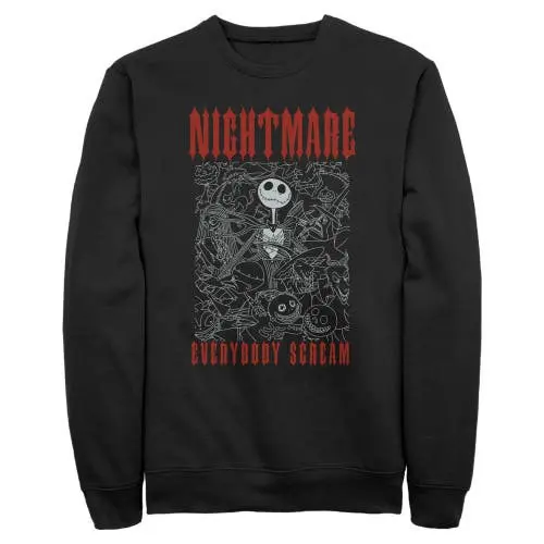 THE NIGHTMARE BEFORE CHRISTMAS Nightmare Everybody Scream Sweatshirt