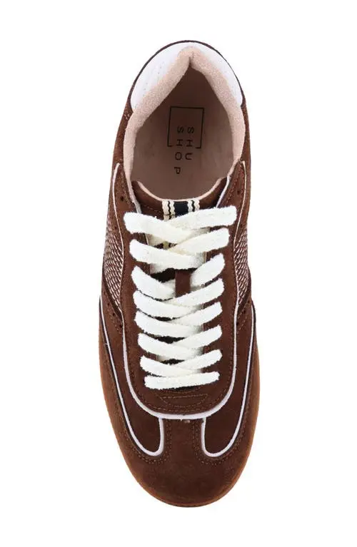 SHU SHOP Sophie Faux Suede Lace-up Sneakers