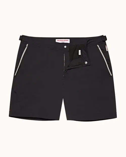 Orlebar Brown Bulldog Mid-length Swim Shorts - Black