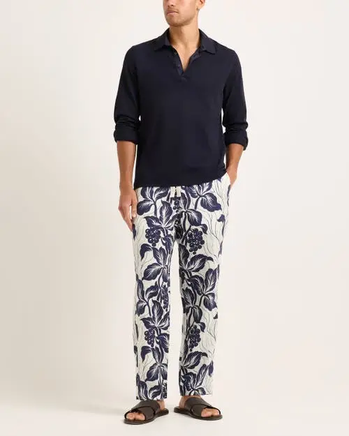 Orlebar Brown Alex Linen Relaxed-fit Trousers