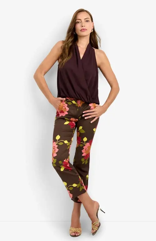 Trina Turk Lucca Top - Cioccolato