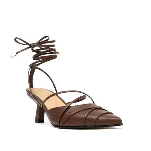 ALTA Martha Strappy Kitten Heel Sandals - Cocoa