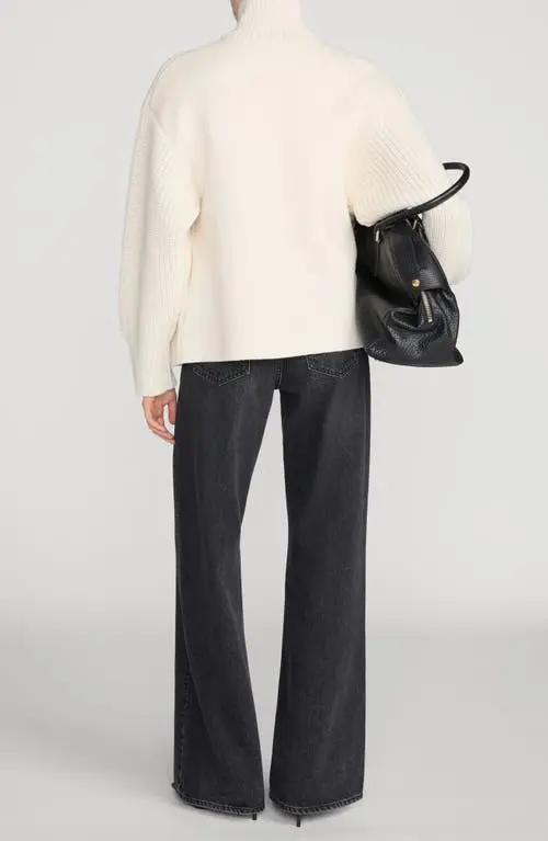 FRAME The Cropped Jacquard Coat