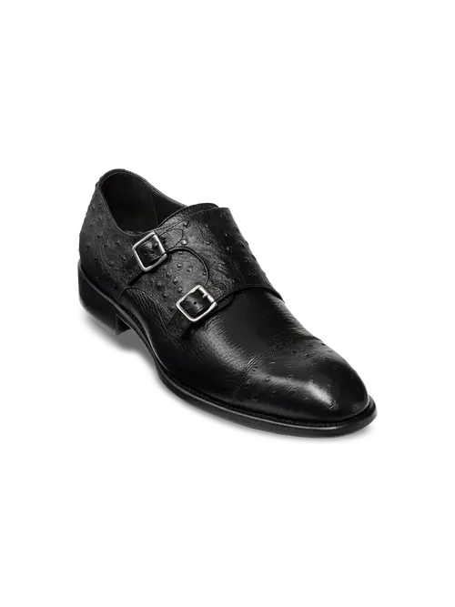 PAUL FREDRICK Alec Monk Strap - Black