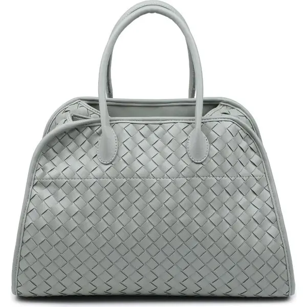 URBAN EXPRESSIONS Rhonda Woven Tote Handbag - Sage