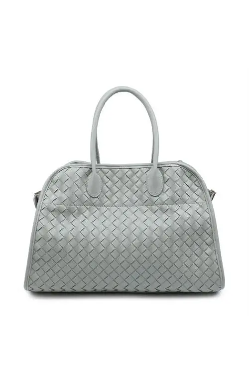 URBAN EXPRESSIONS Rhonda Woven Tote Handbag - Sage