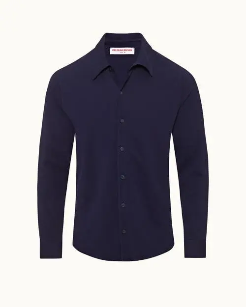 Orlebar Brown Giles Garment Dye Tailored-fit Shirt