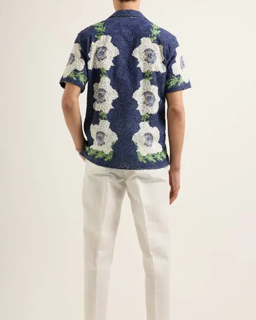 Orlebar Brown Maitan Broderie Relaxed-fit Shirt