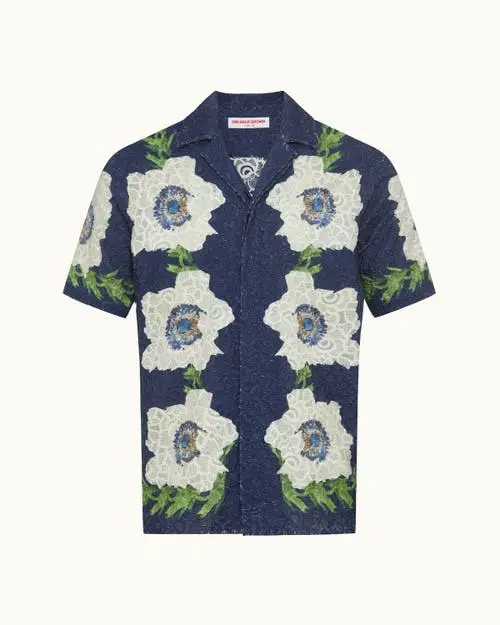Orlebar Brown Maitan Broderie Relaxed-fit Shirt