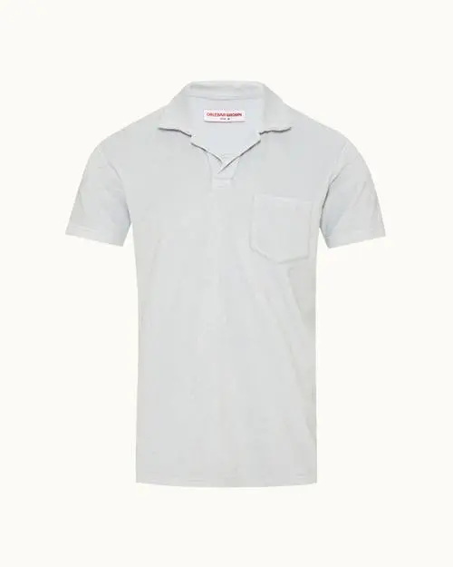 Orlebar Brown Terry Towelling Tailored Fit Towelling Polo Shirt
