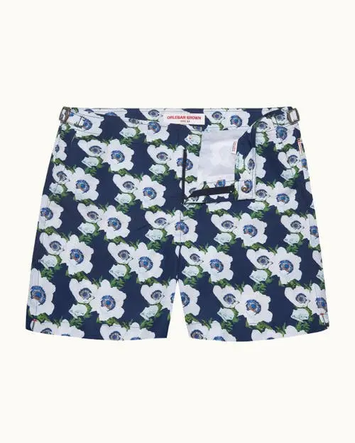 Orlebar Brown Bulldog Mid-length Swim Shorts - Night Iris