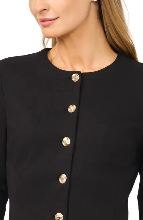 Ted Baker London Ponte Mini Dress With Combo Ruffle Hem