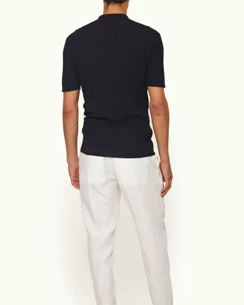 Orlebar Brown Burnham Silk Tailored-fit Polo Shirt