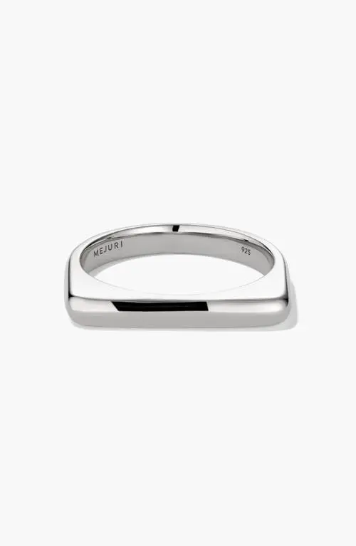 Mejuri Bold Puzzle Stacking Ring - Sterling Silver