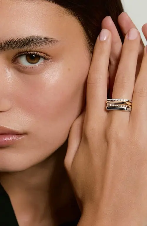 Mejuri Bold Puzzle Stacking Ring - Sterling Silver
