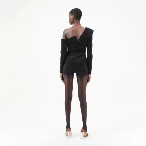UCHÈ Uè Asymmetrical Suede Jacket
