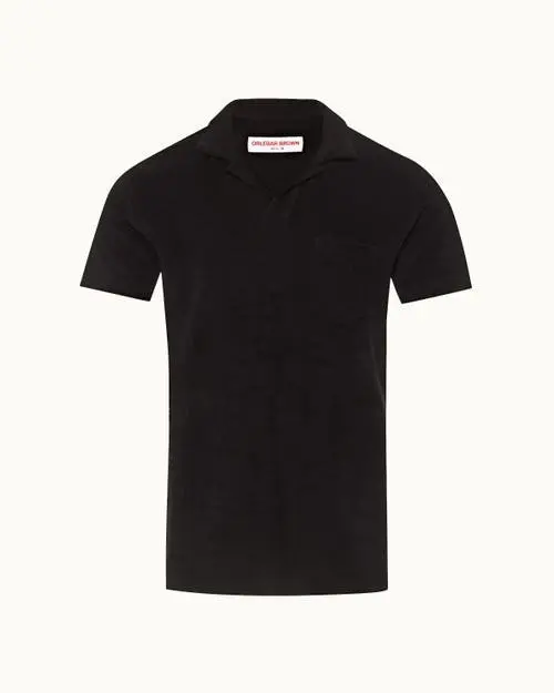 Orlebar Brown Terry Towelling Tailored Fit Towelling Polo Shirt