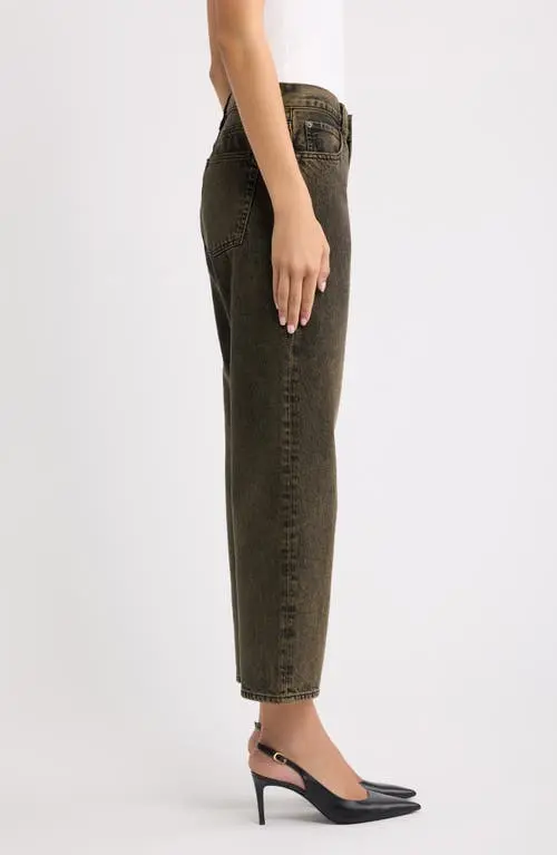 FRAME The Hang High Waist Straight Leg Jeans