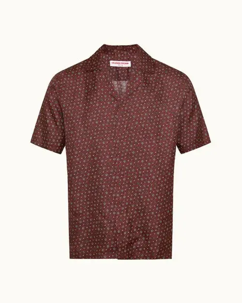 Orlebar Brown Maitan Silk Relaxed-fit Shirt