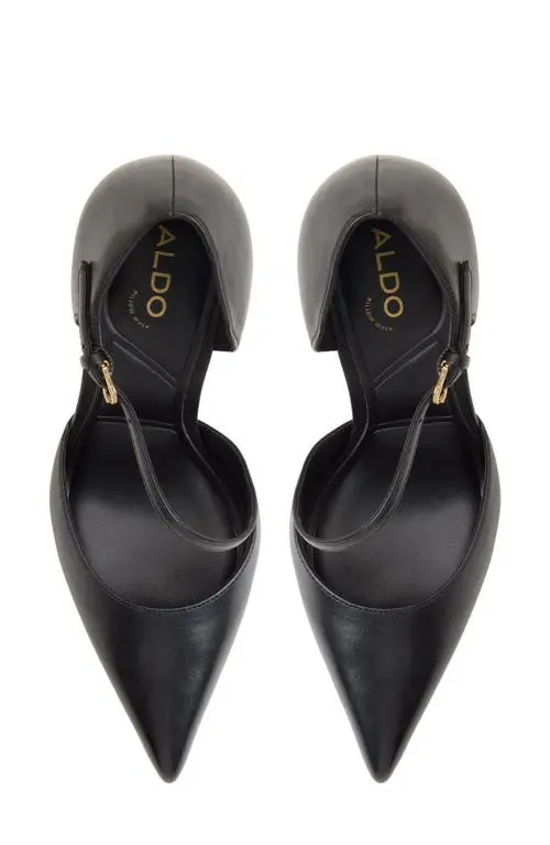 Aldo Janinne Pointed Toe D'orsay Pumps With Adjustable Strap
