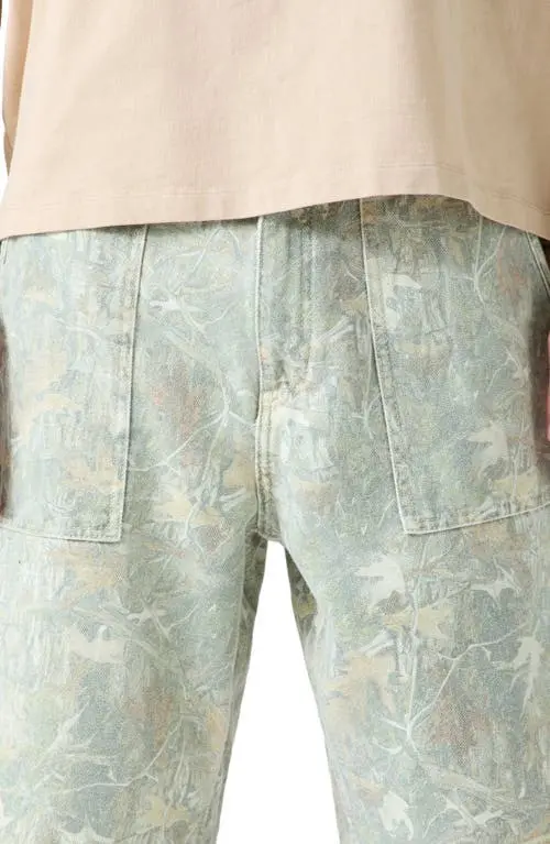Guess Camo Canvas Utility Carpenter Pants