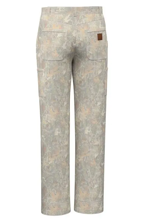 Guess Camo Canvas Utility Carpenter Pants