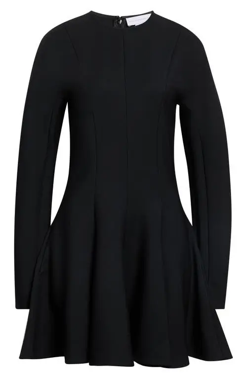 Stella McCartney Long Sleeve Stretch Minidress - Black