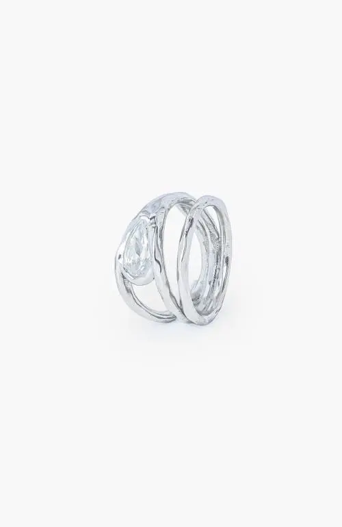 RIZEN JEWELRY Solace Tear Statement Ring