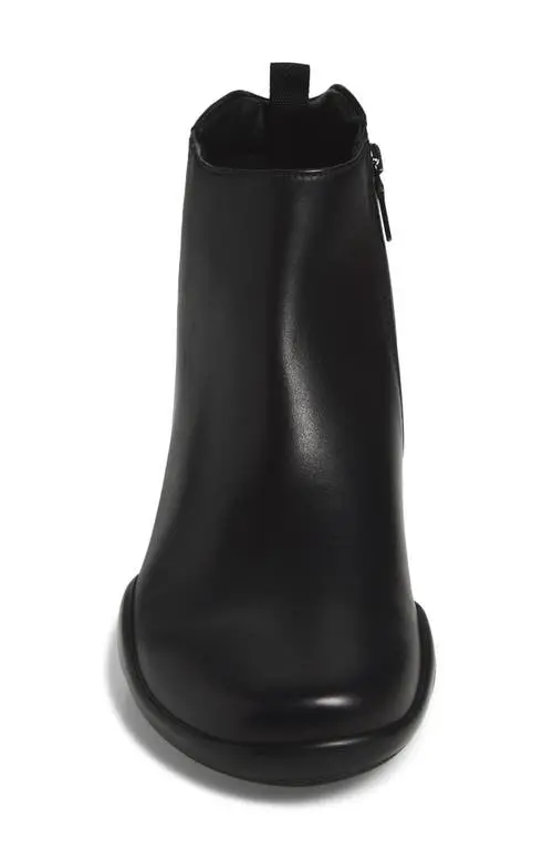 Prada Toblach Leather Ankle Boot