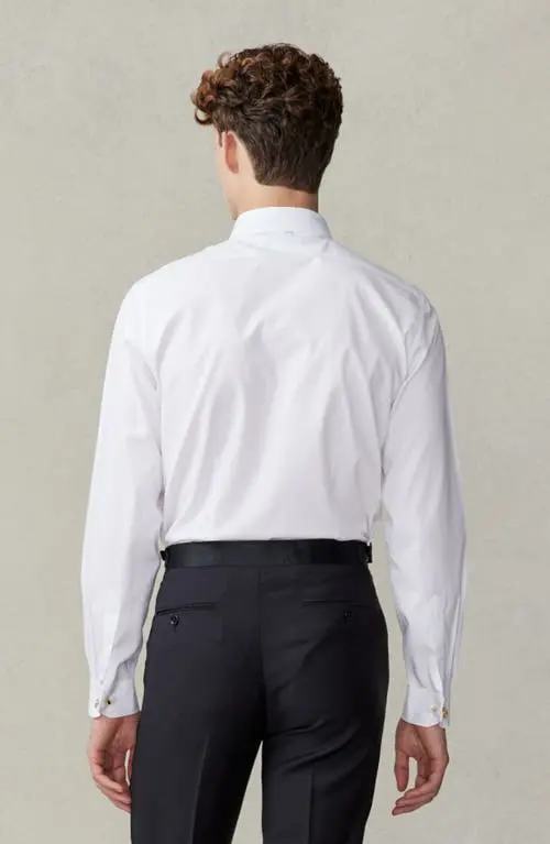 THE BLACK TUX Stretch Cotton Classic Dress Shirt