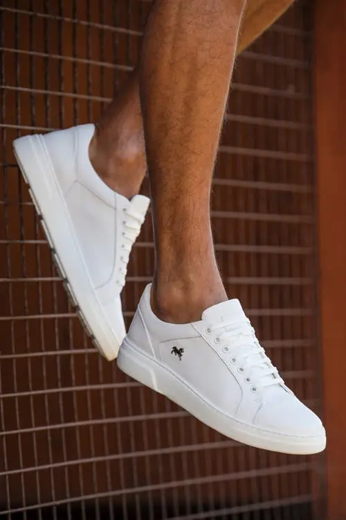 CAVALINHO Authentic Leather Low-top Sneakers