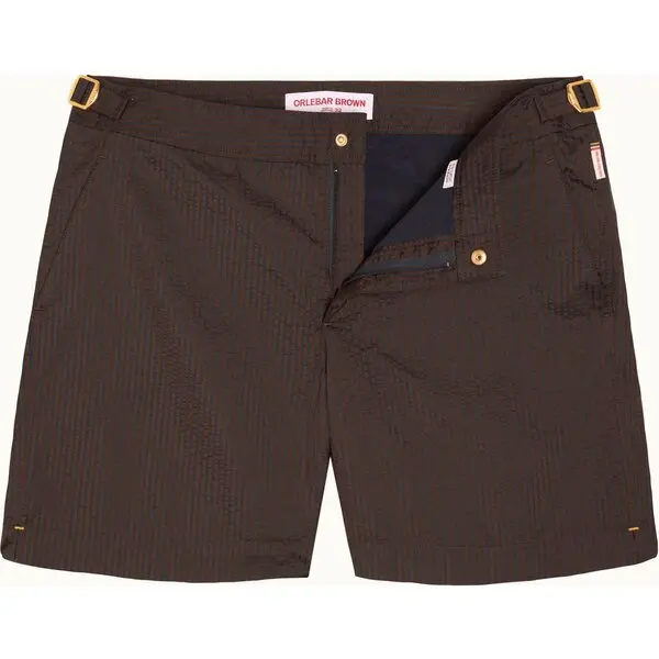 Orlebar Brown Bulldog Relaxed-fit Swim Shorts - Espresso