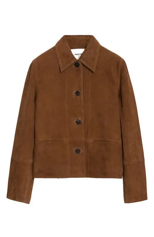 Zadig&Voltaire Lessa Suede Leather Jacket