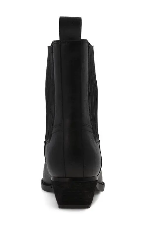 Mia Radly Faux Leather Chelsea Boot - Black