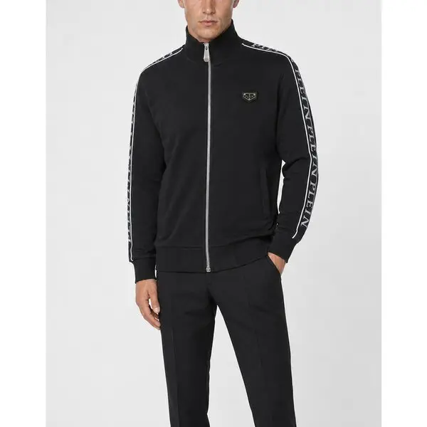 Philipp Plein Jogging Jacket Plein Tape - Black